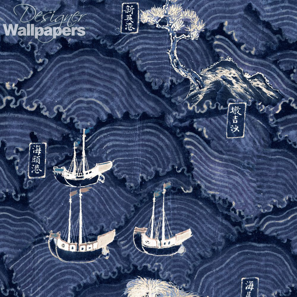 Mind The Gap WAVES OF TSUSHIMA - Next Day Delivery | Designer Wallpapers